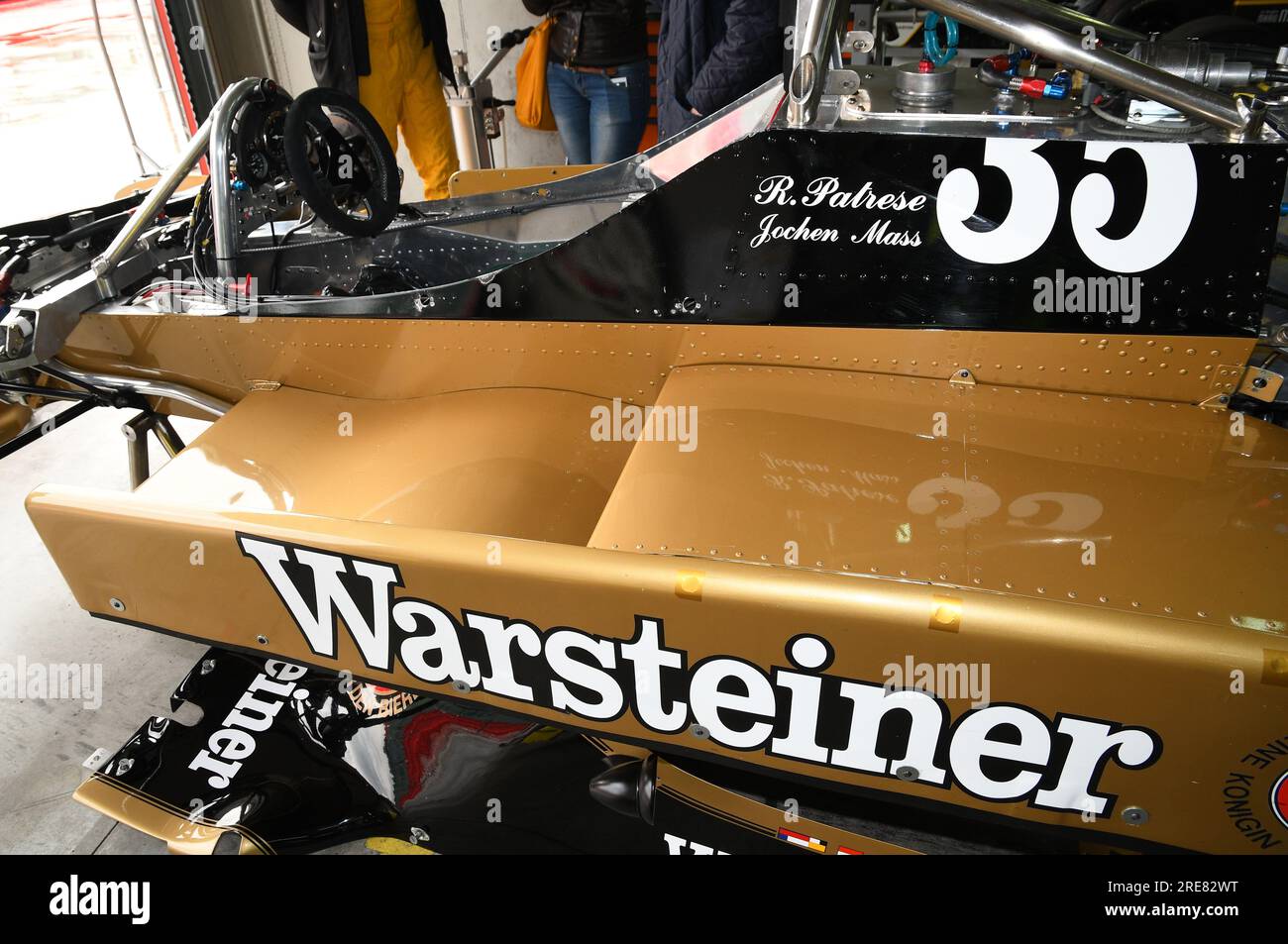 Imola, IT, May, 2017: Detail of Historic Arrows F1 Model A1B 1979 ex Riccardo Patrese during ...