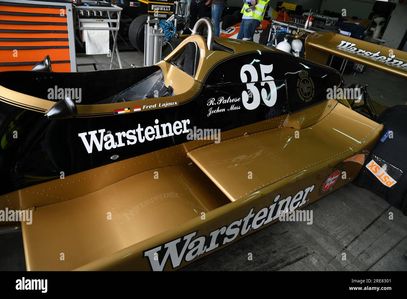 Imola, IT, May, 2017: Detail of Historic Arrows F1 Model A1B 1979 ex Riccardo Patrese during ...
