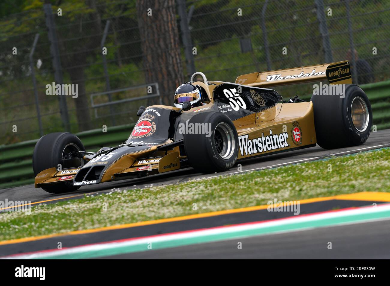 Imola, IT, May, 2017: Unknown run with Historic Arrows F1 Model A1B 1979 ex Riccardo Patrese ...