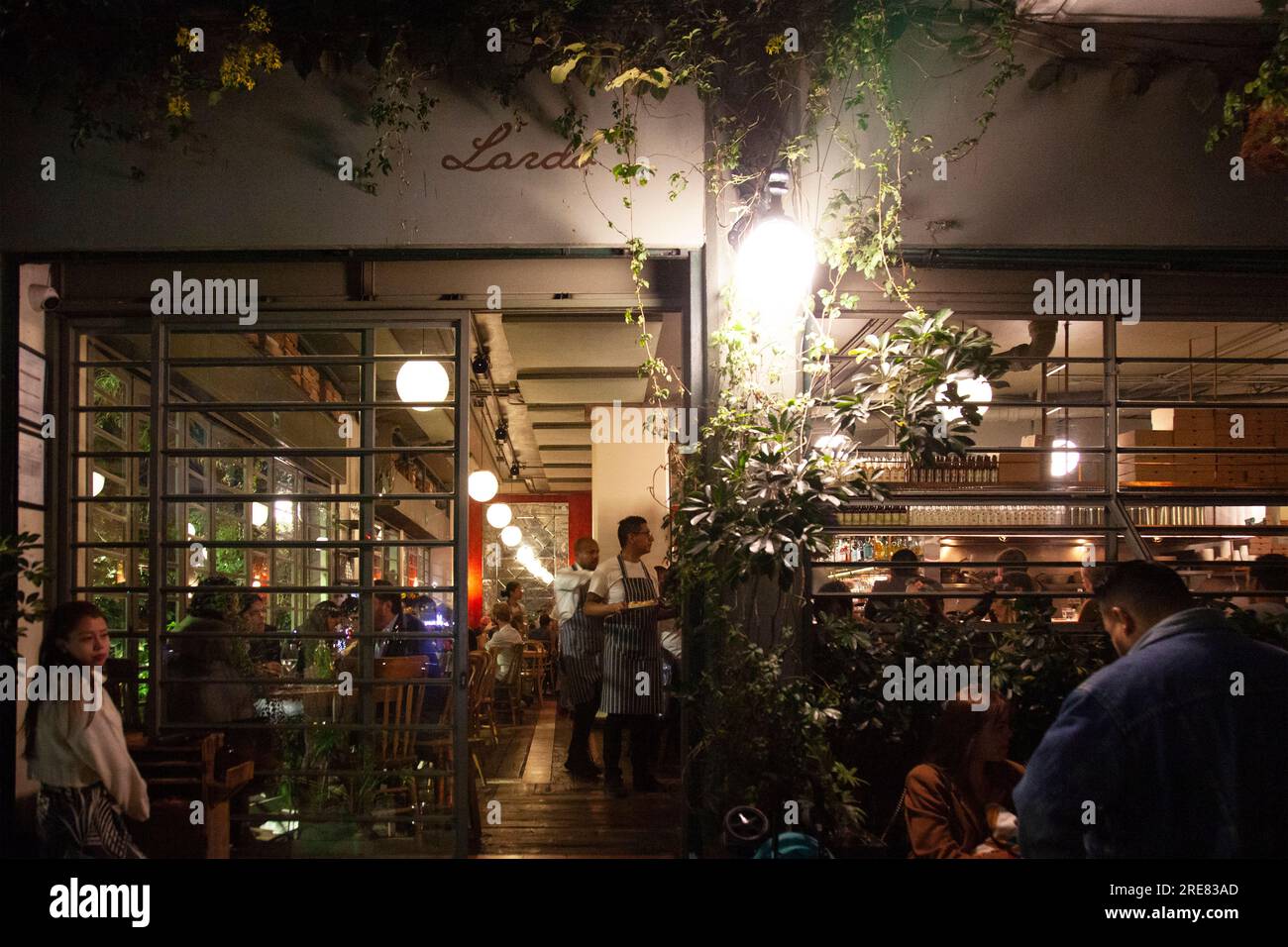 Lardo Restaurant in Mexico City, Mexico Stock Photo - Alamy