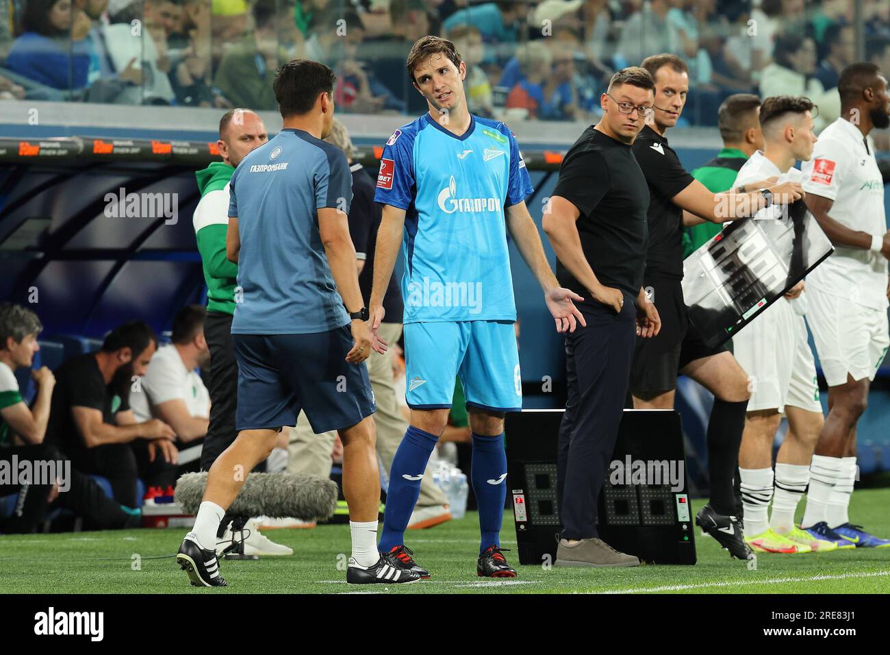 Russian Federation. Saint Petersburg. Football. Cup of Russia group C ...