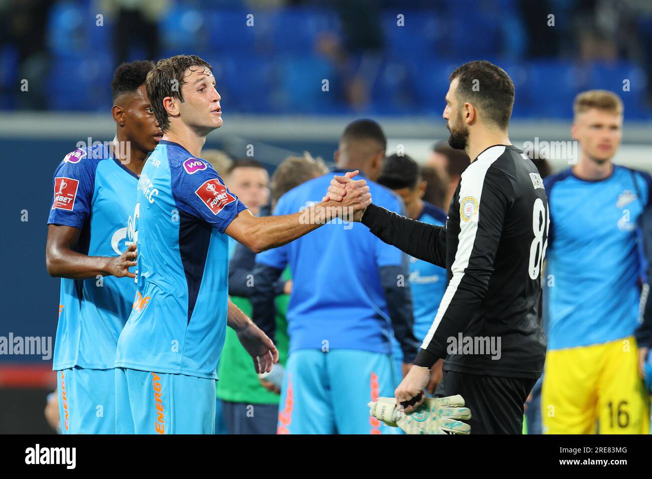 Russian Federation. Saint Petersburg. Football. Cup of Russia group C ...