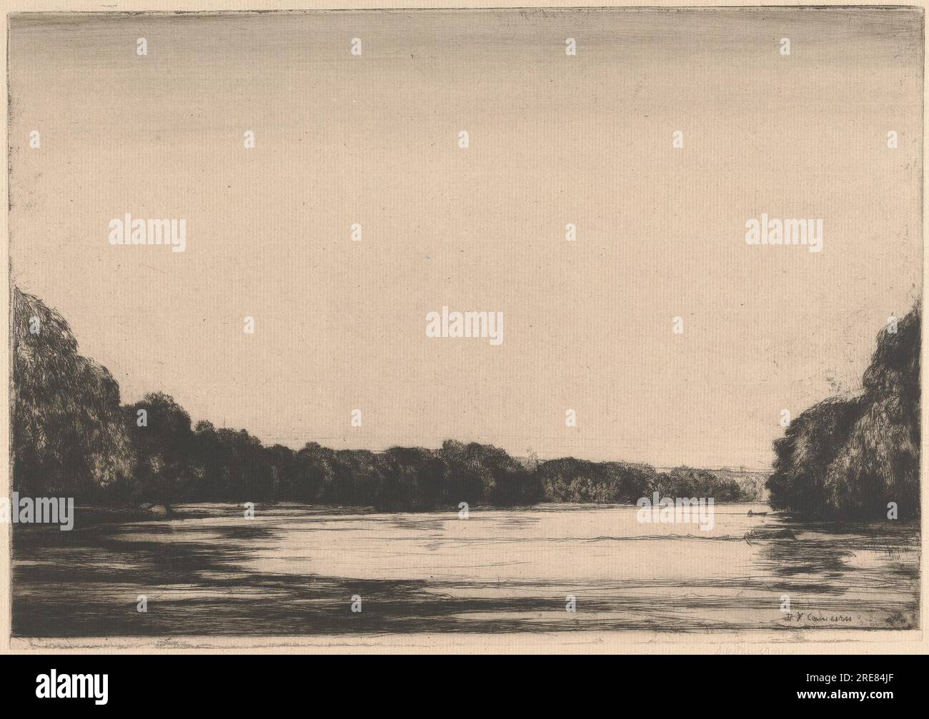 The Tay 1912 by David Young Cameron Stock Photo - Alamy