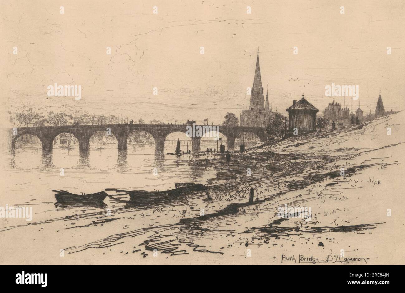 Perth bridge illustration hi-res stock photography and images - Alamy