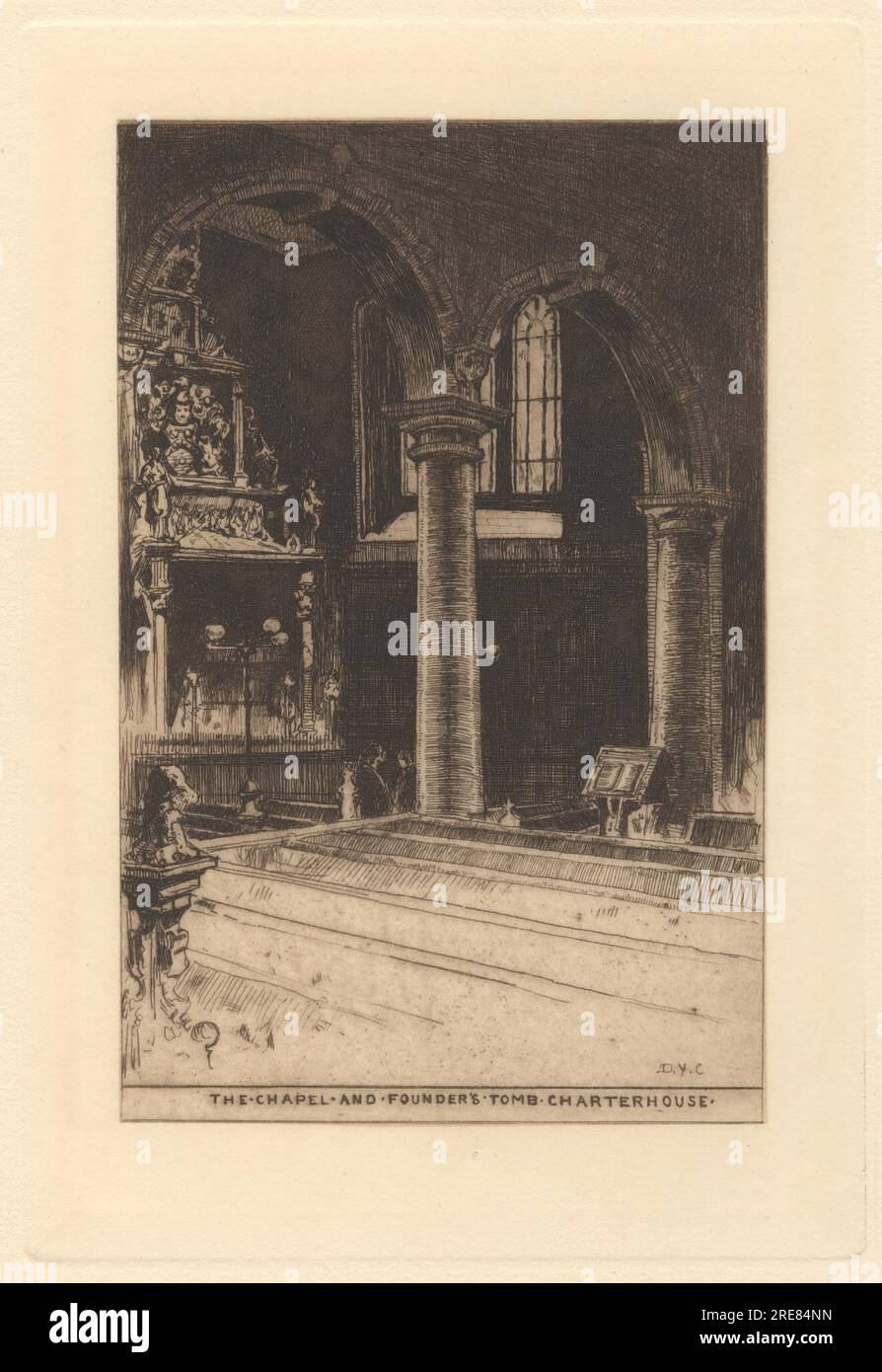 The Chapel and Founder's Tomb, Charterhouse between 1894 and 1910 by ...