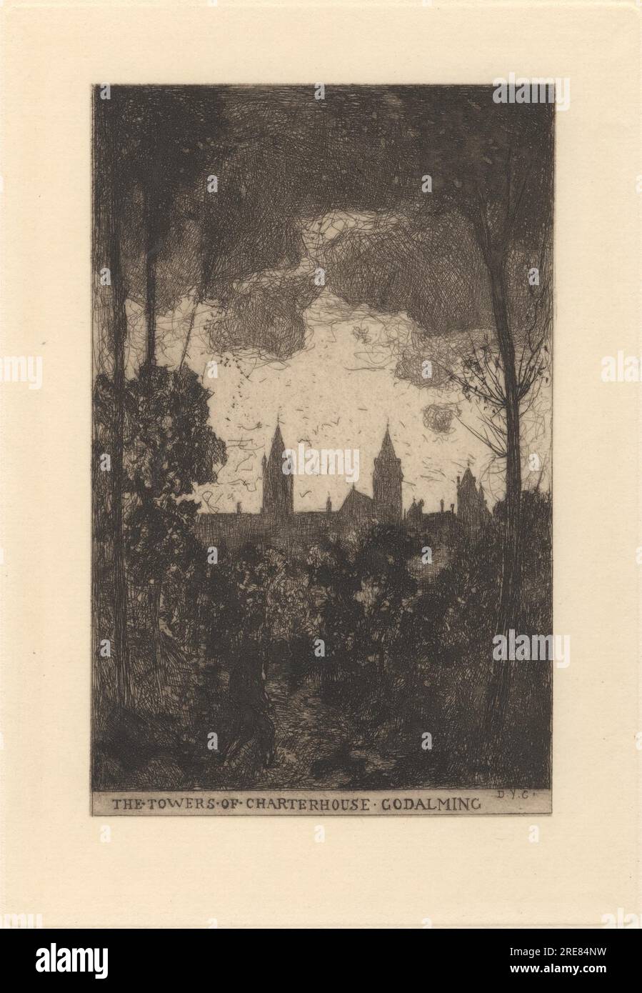 The Towers of Charterhouse, Godalming between 1894 and 1910 by David ...
