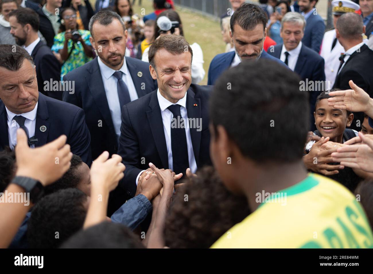 Noumea, New Caledonia. 26th July, 2023. French President Emmanuel ...