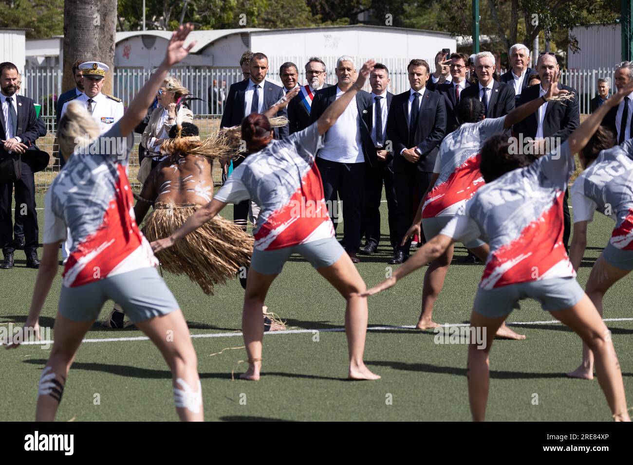 Noumea, New Caledonia. 26th July, 2023. French President Emmanuel ...