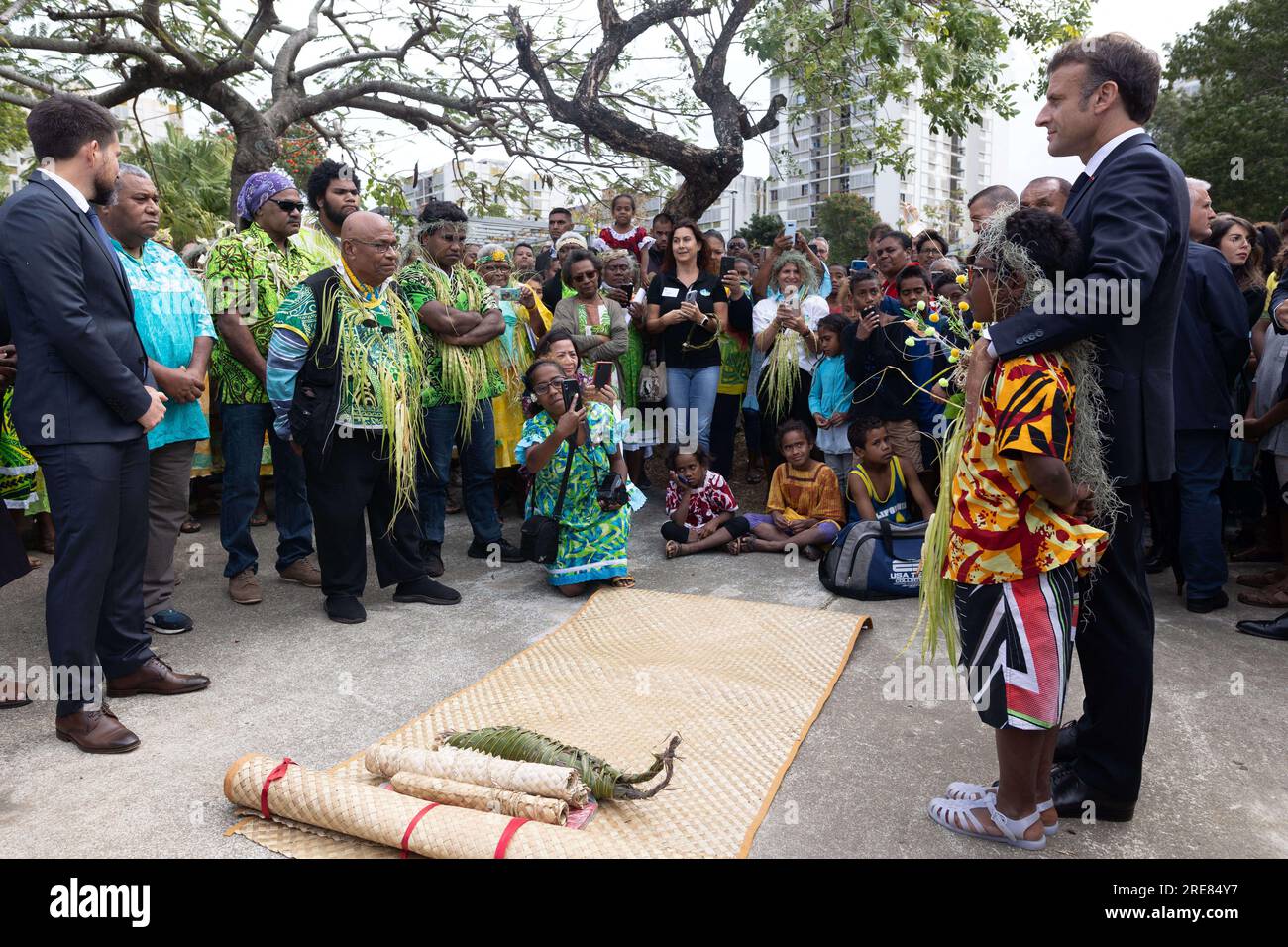 Noumea, New Caledonia. 26th July, 2023. French President Emmanuel ...