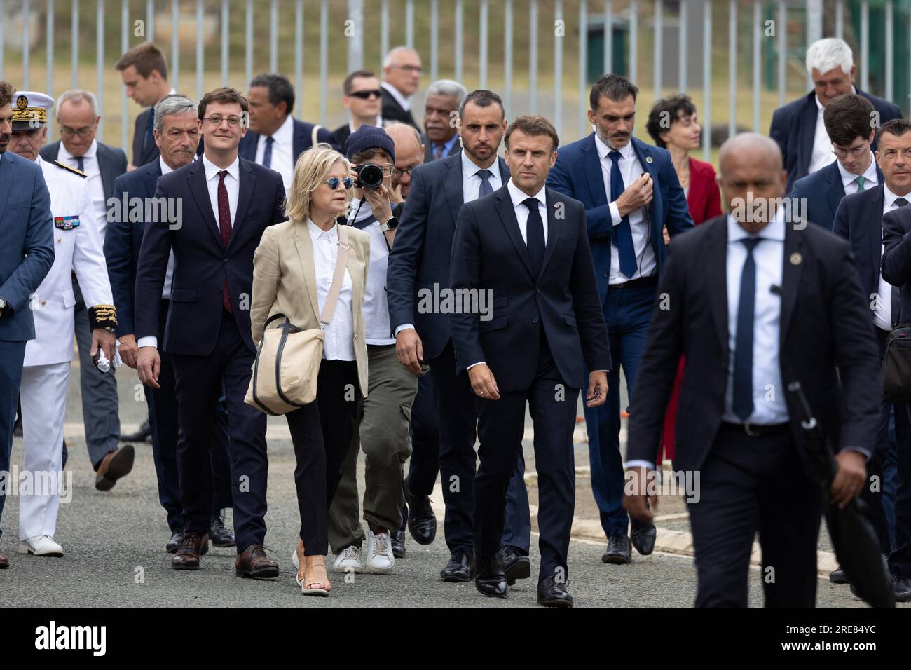 Noumea, New Caledonia. 26th July, 2023. French President Emmanuel ...