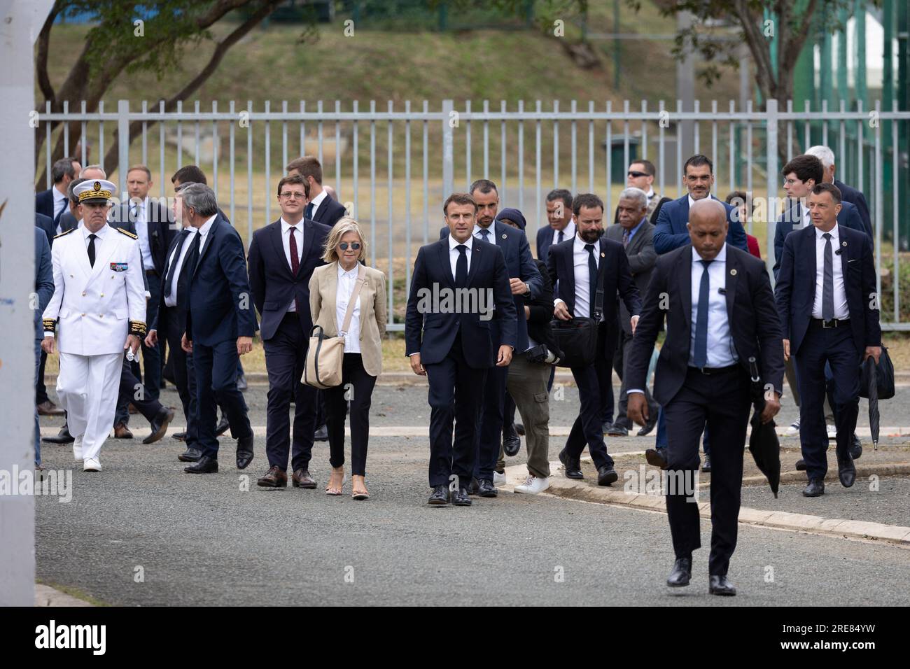 Noumea, New Caledonia. 26th July, 2023. French President Emmanuel ...