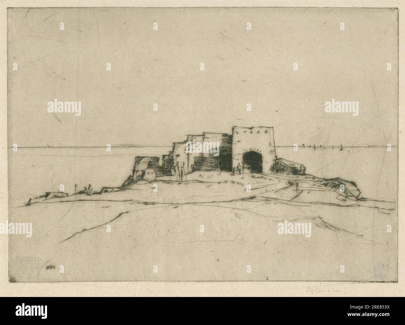 The Boddin 1911 by David Young Cameron Stock Photo - Alamy