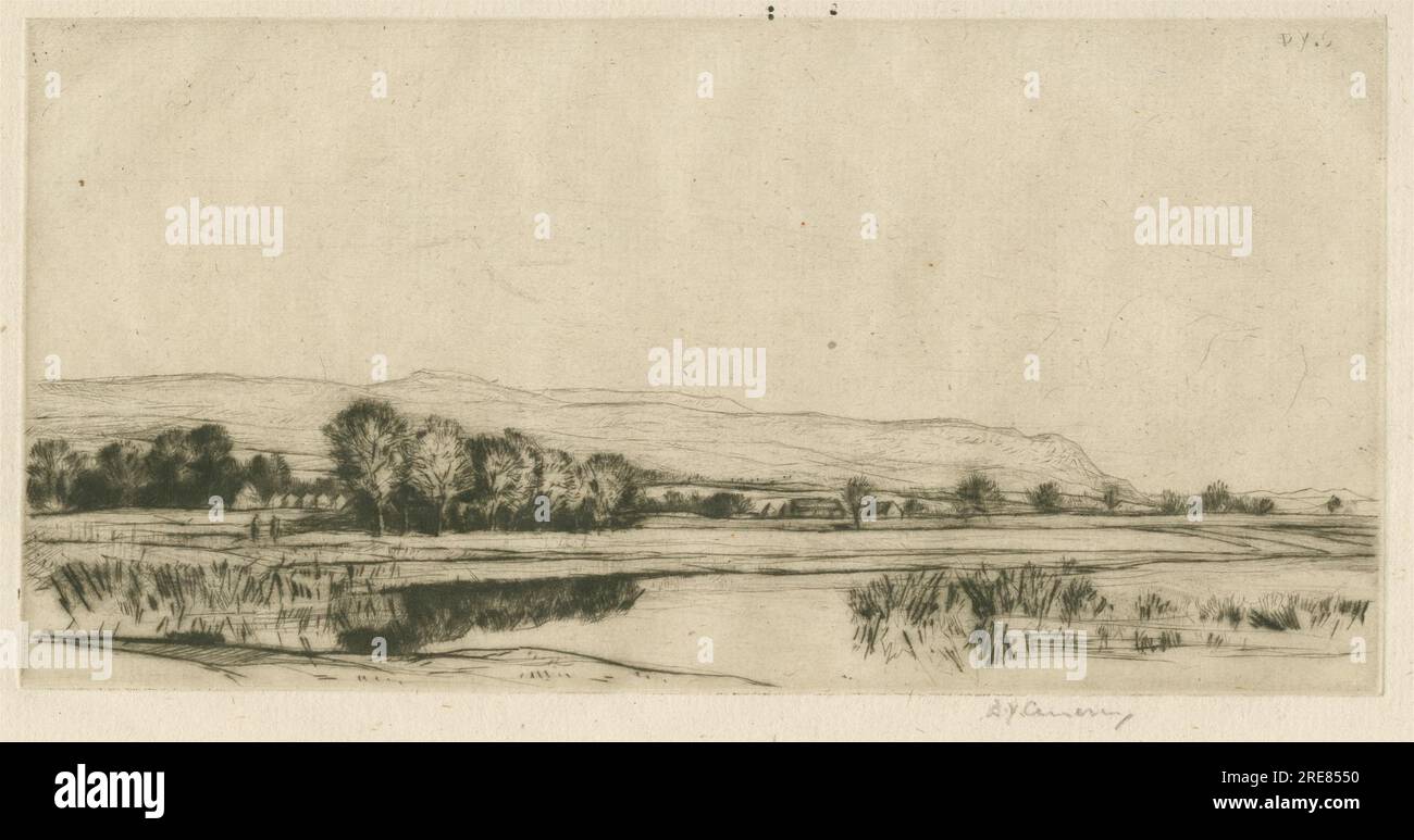 The Frews between 1915 and 1917 by David Young Cameron Stock Photo - Alamy