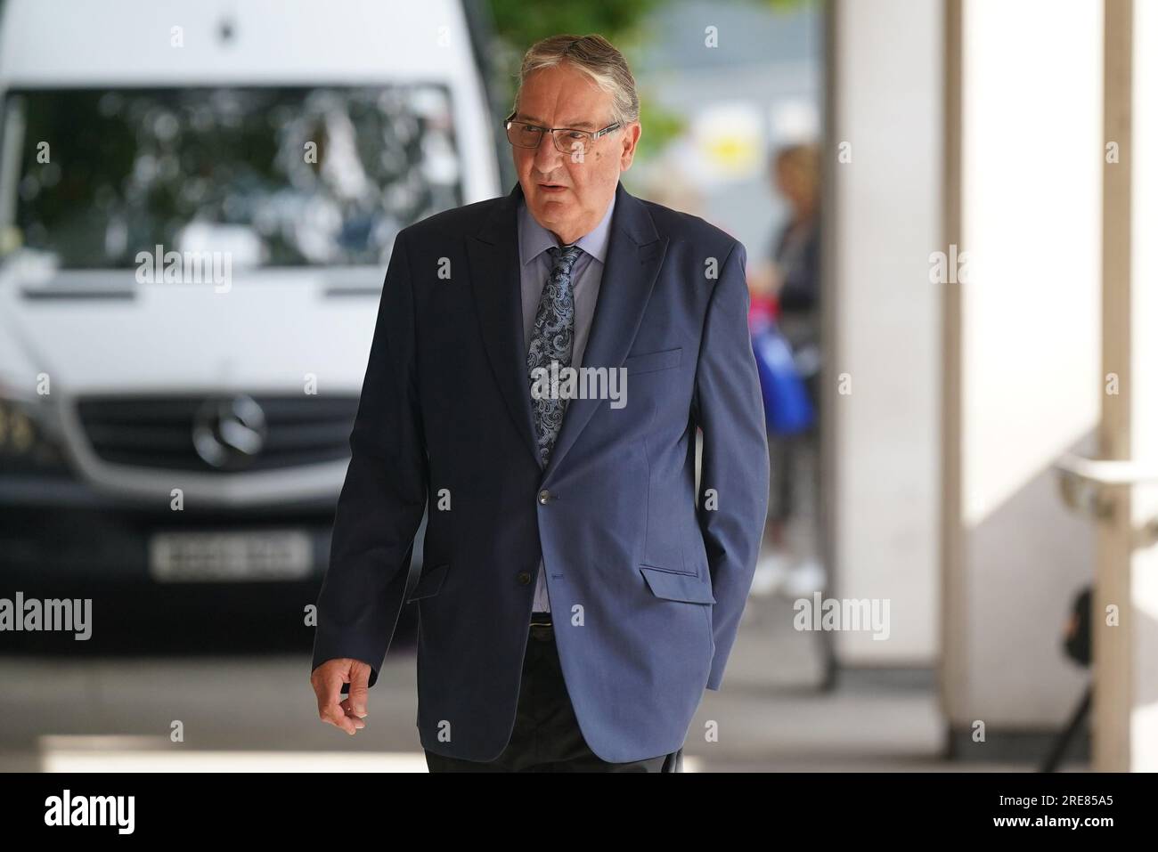 John Letby, the father of nurse Lucy Letby, arrives at Manchester Crown ...