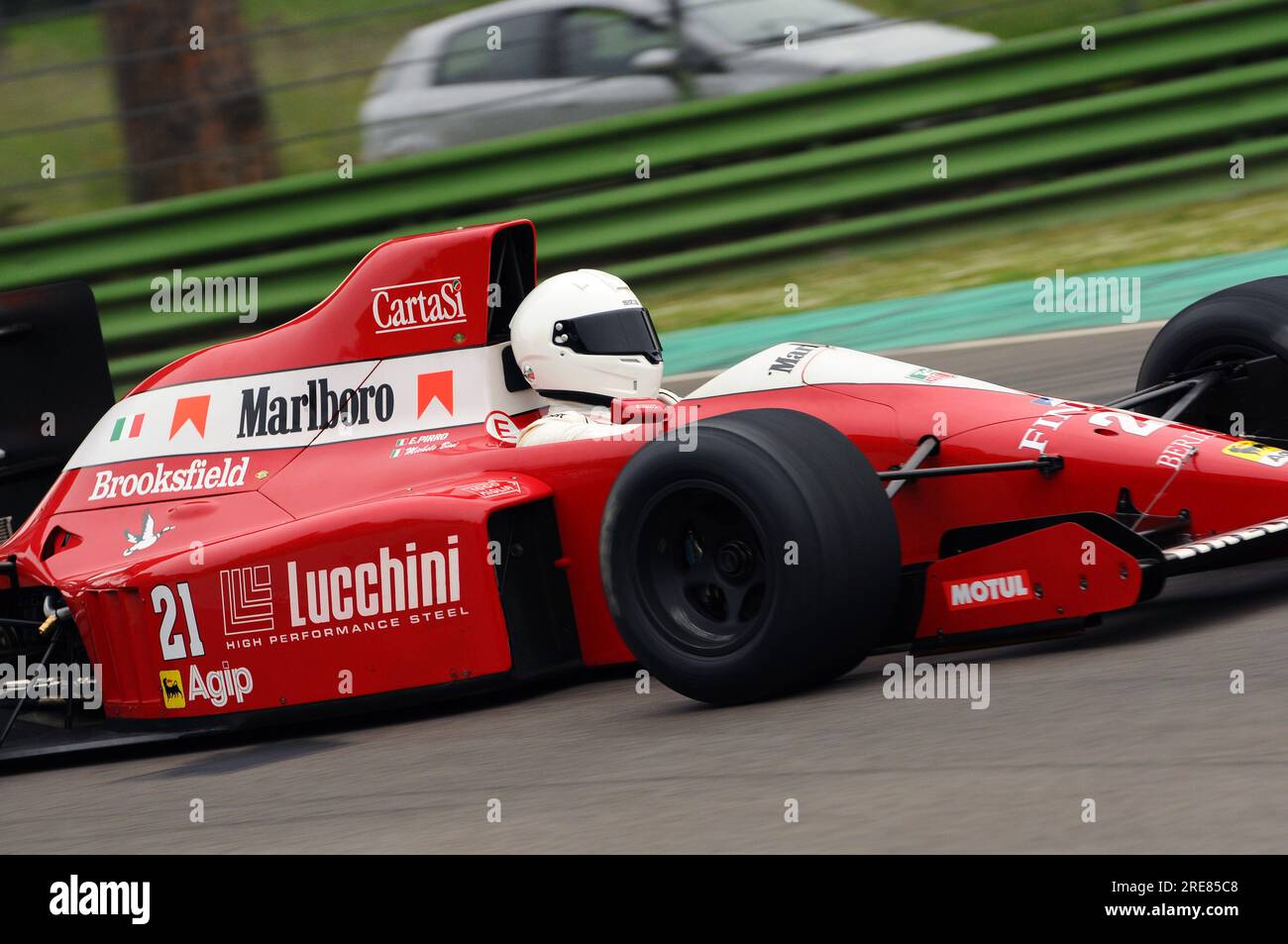 Imola, IT, May, 2017: Historic 1990 F1 Scuderia Italia BMS Dallara Cosworth 190 F1(ex Emanuele ...