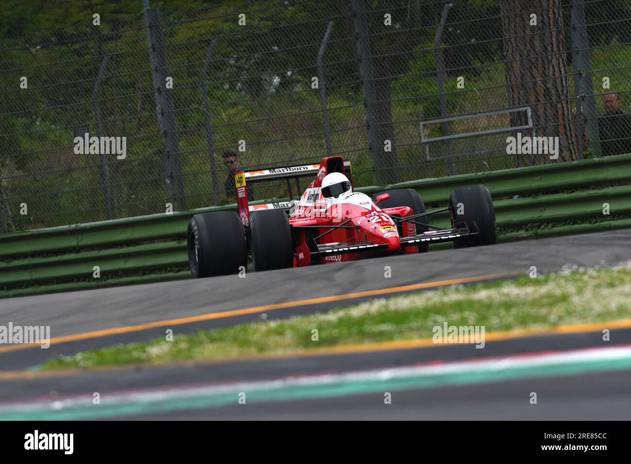 Imola, IT, May, 2017: Historic 1990 F1 Scuderia Italia BMS Dallara ...