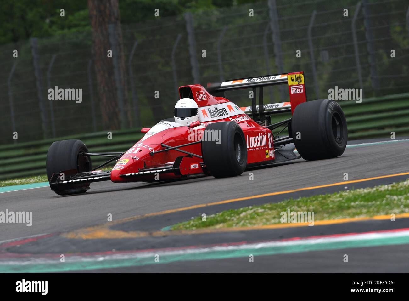 Imola, IT, May, 2017: Historic 1990 F1 Scuderia Italia BMS Dallara ...