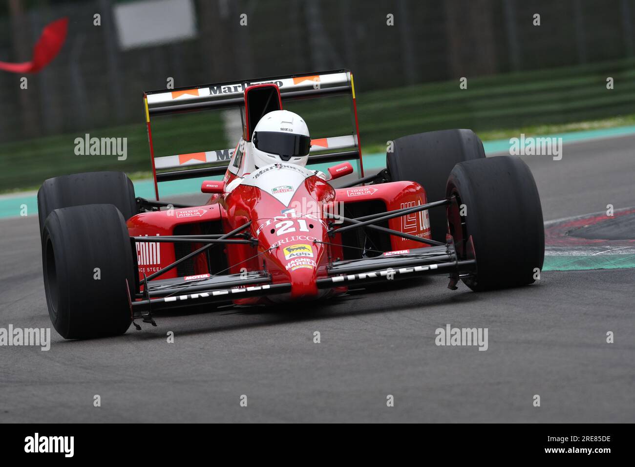 Imola, IT, May, 2017: Historic 1990 F1 Scuderia Italia BMS Dallara ...