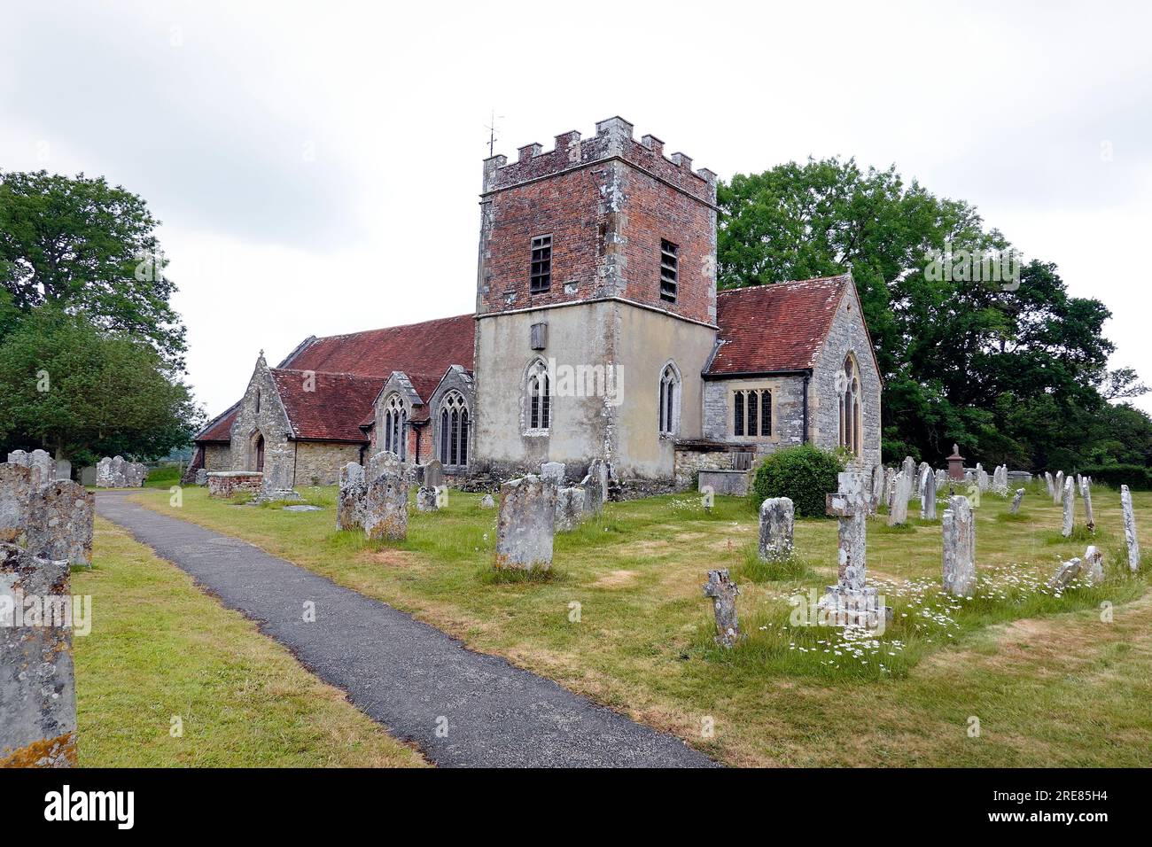Church of St John the Baptist, Boldre, Hampshire Stock Photo - Alamy