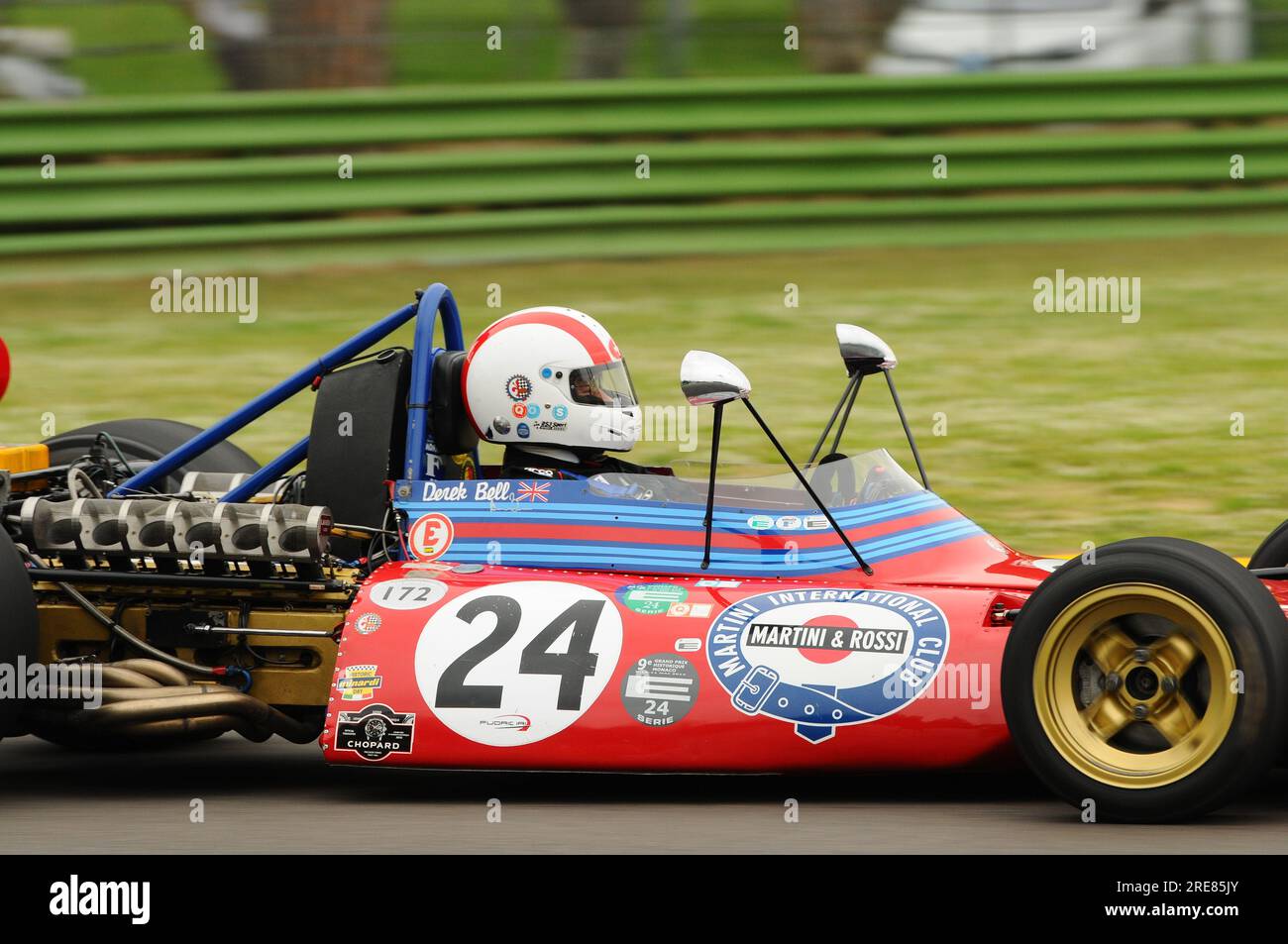 Imola, IT, May, 2017: Historic 1972 Tecno PA123 F1ex Nanni Galli during ...