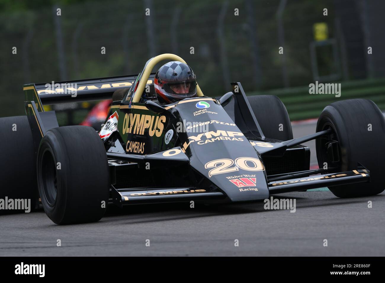 Imola, IT, May, 2017: Unknown run with Historic 1979 Wolf F1 Model WR8 ...