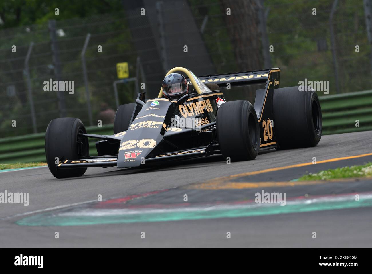 Imola, IT, May, 2017: Unknown run with Historic 1979 Wolf F1 Model WR8 ...