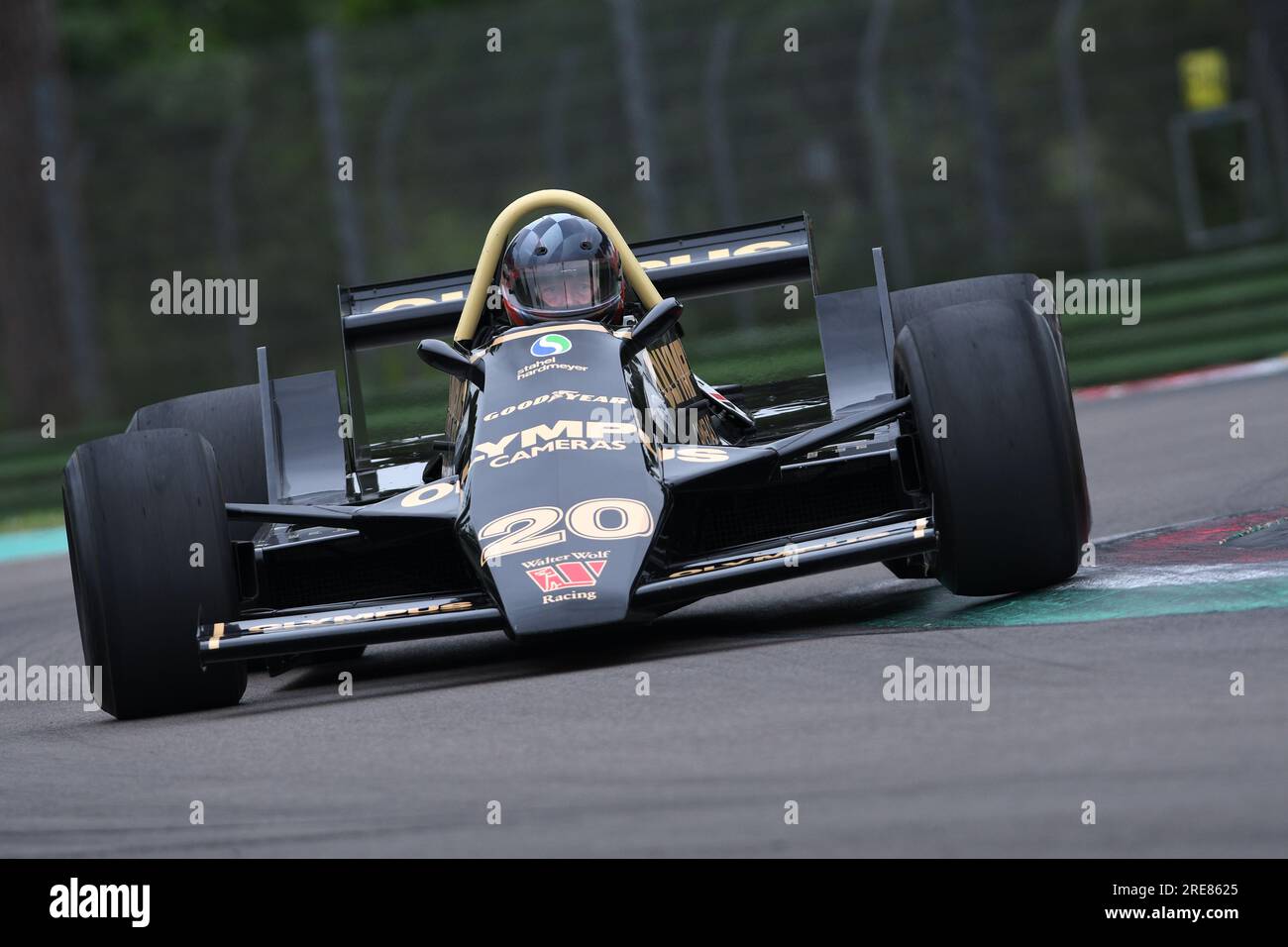 Imola, IT, May, 2017: Unknown run with Historic 1979 Wolf F1 Model WR8 ...
