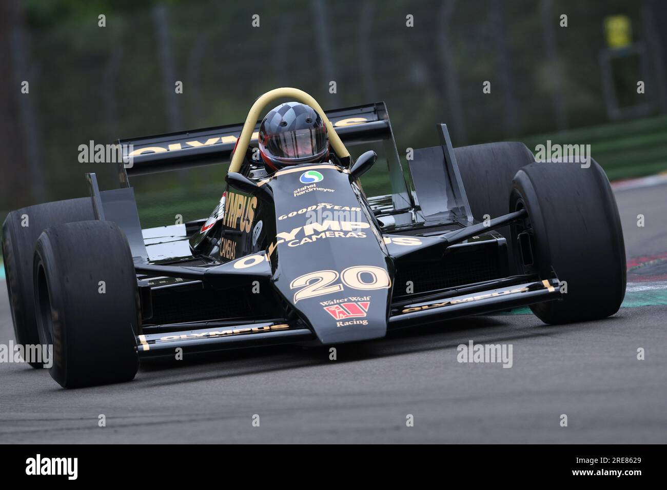 Imola, IT, May, 2017: Unknown run with Historic 1979 Wolf F1 Model WR8 ...