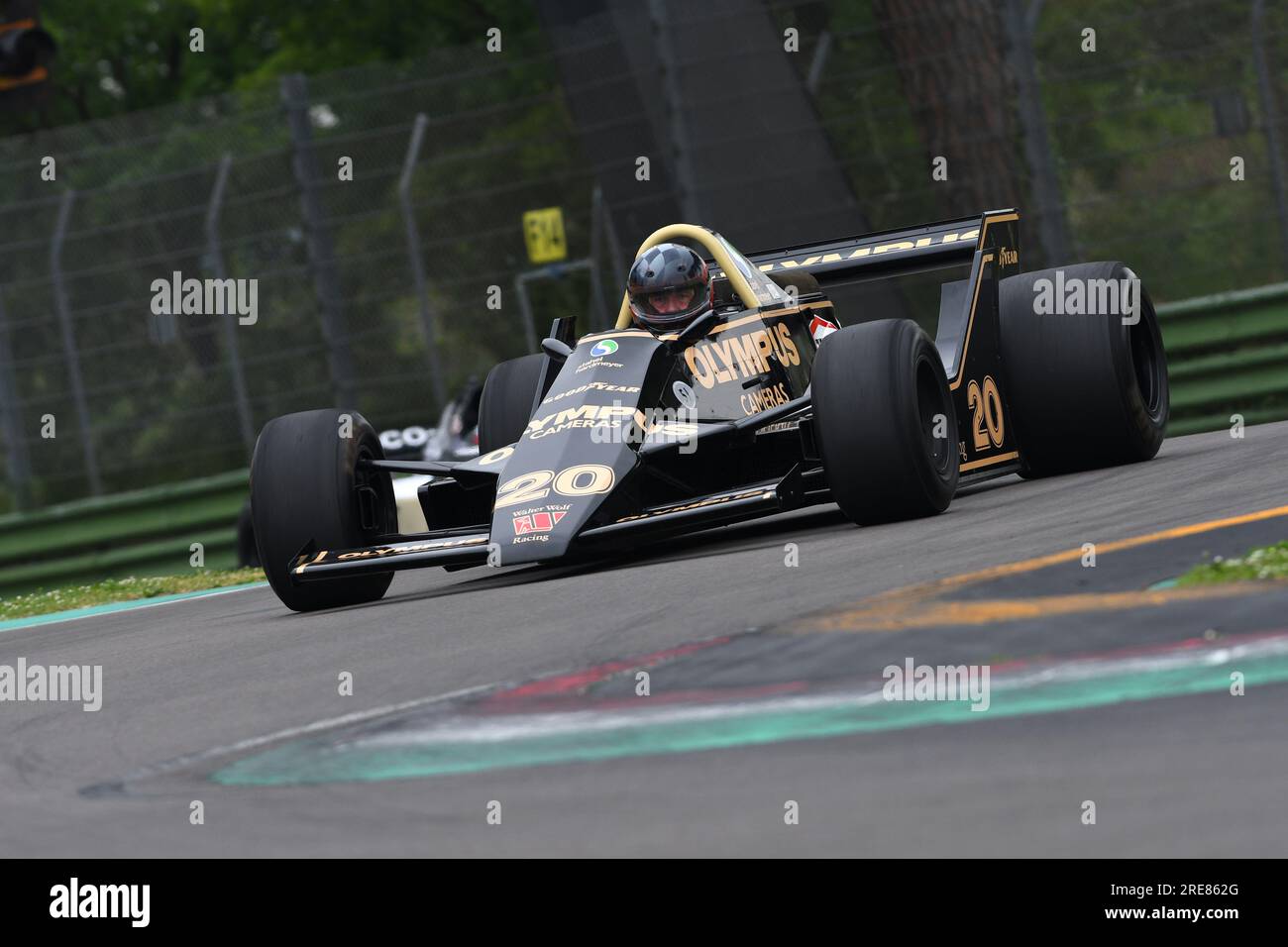 Imola, IT, May, 2017: Unknown run with Historic 1979 Wolf F1 Model WR8 ...