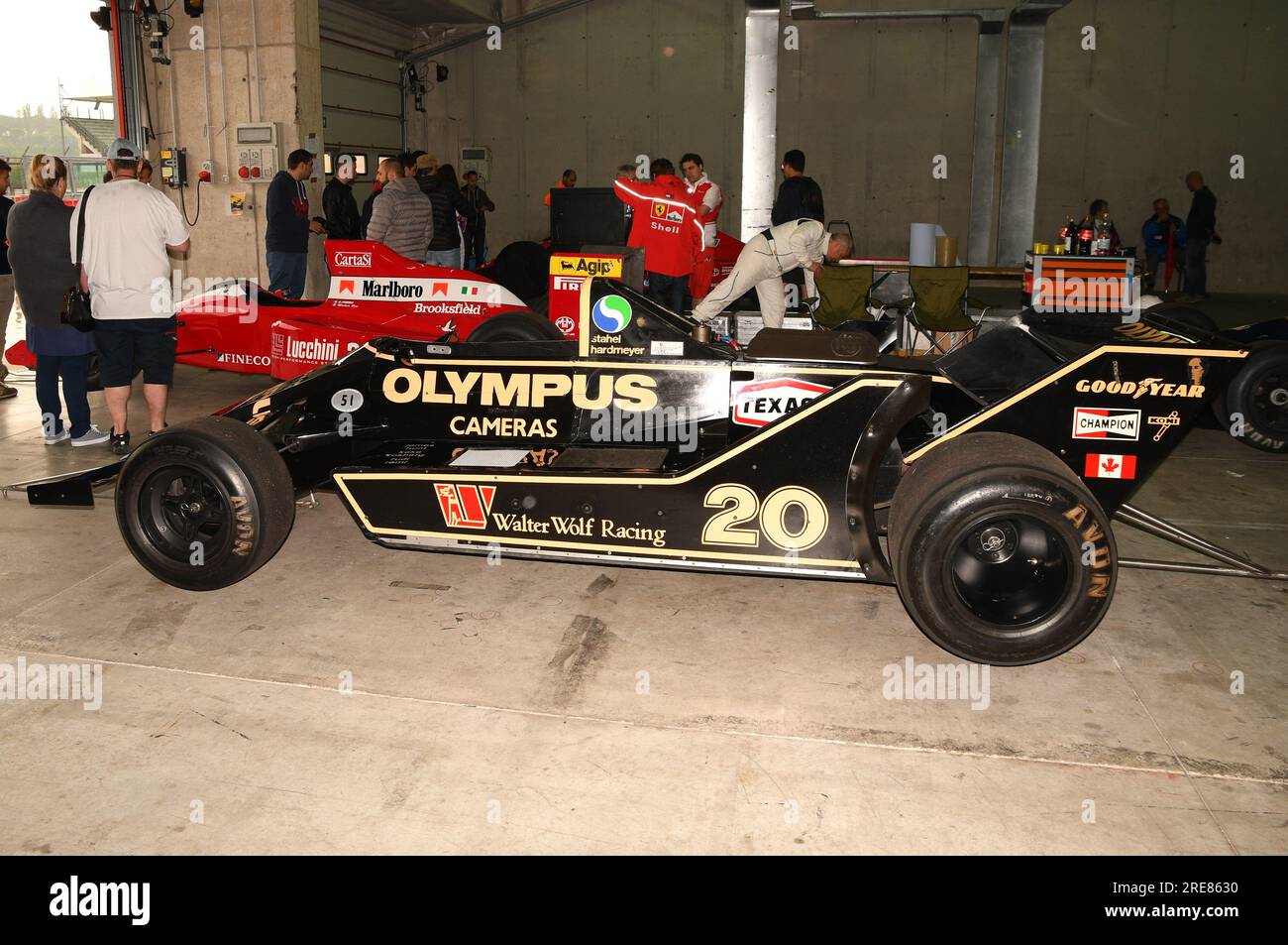 Imola, IT, May, 2017: Unknown run with Historic 1979 Wolf F1 Model WR8 ...