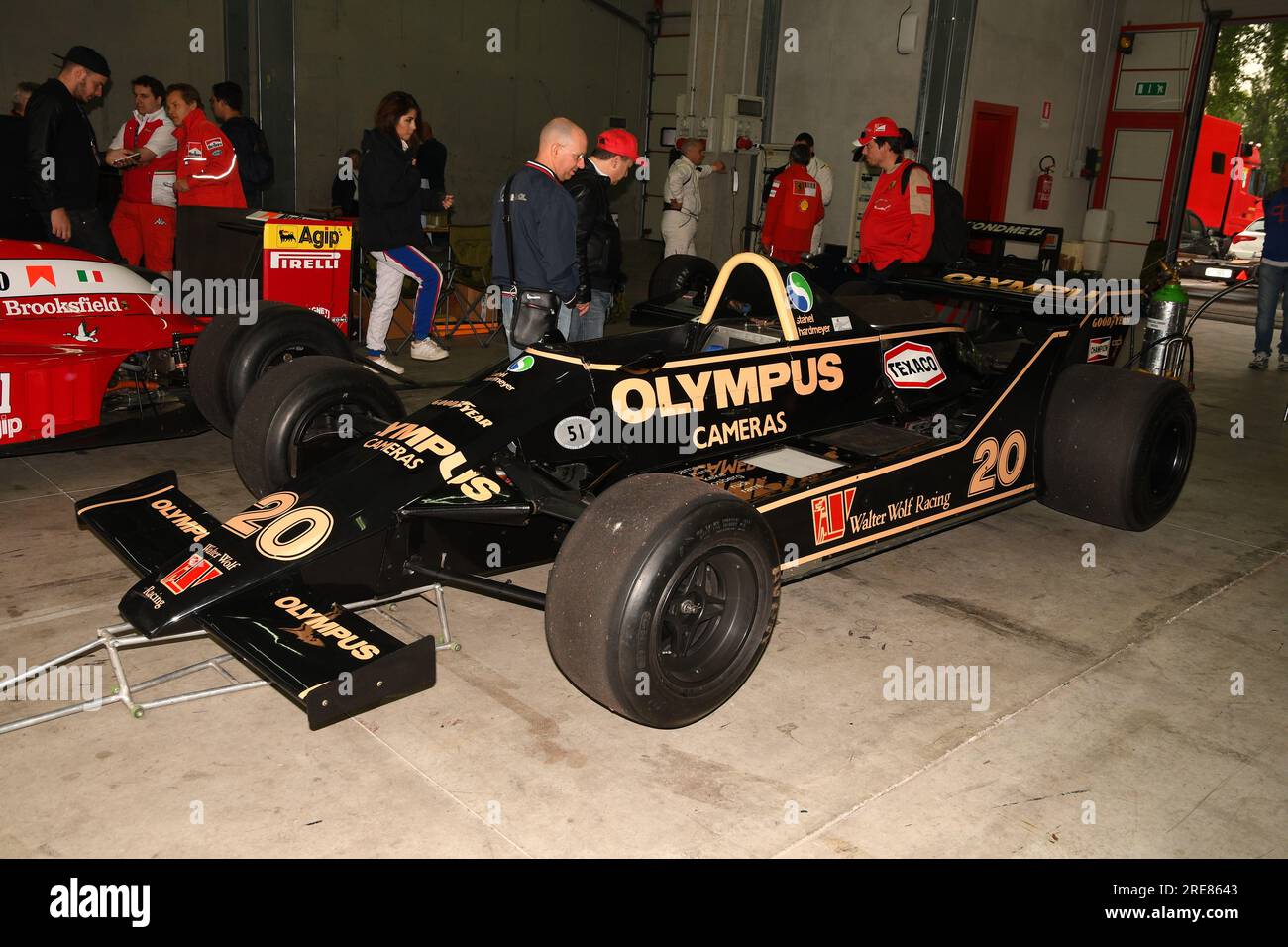 Imola, IT, May, 2017: Unknown run with Historic 1979 Wolf F1 Model WR8 ...