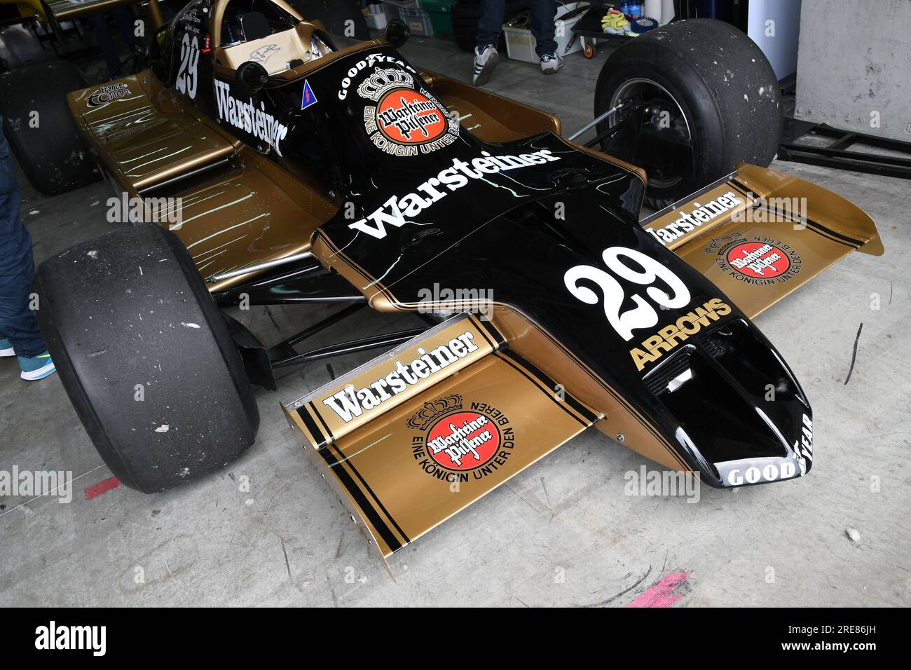6 May 2018: Unknown run with historic 1979 Formula 1 Arrows A1B ex Riccardo Patrese during ...