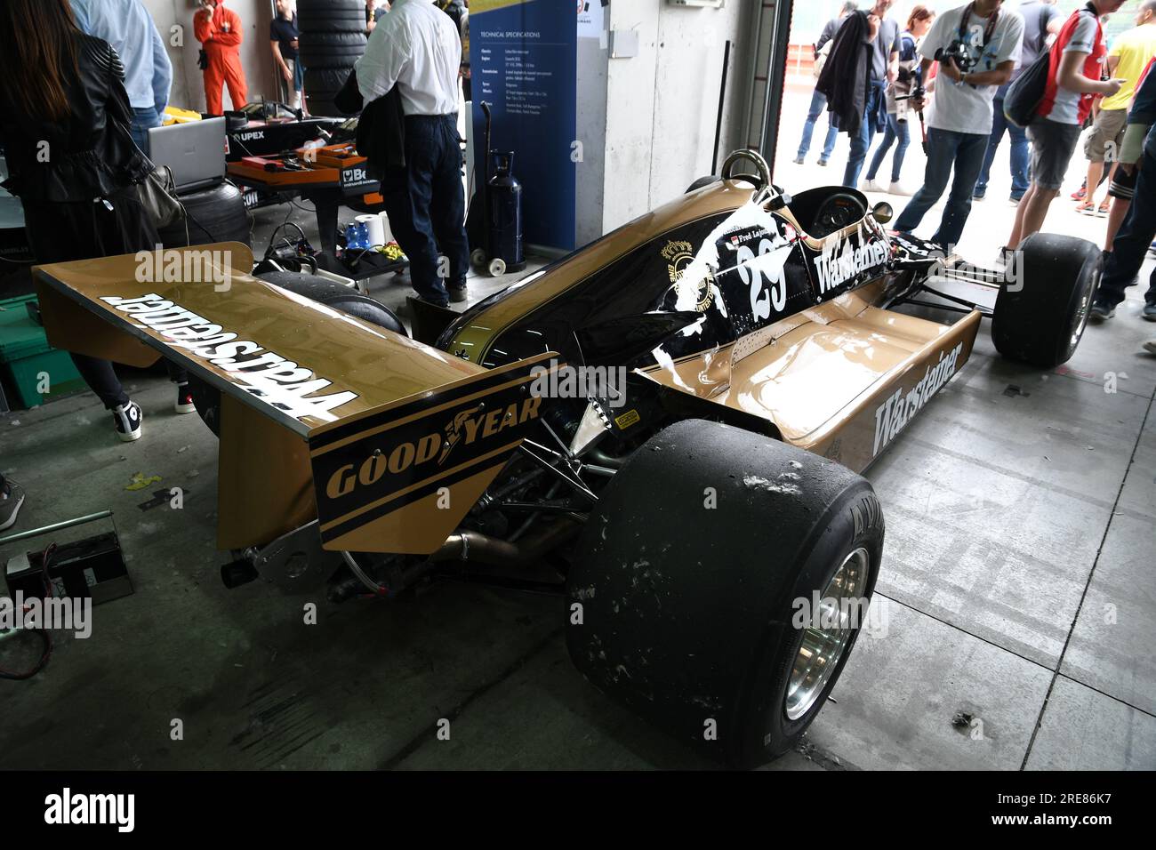 6 May 2018: Unknown run with historic 1979 Formula 1 Arrows A1B ex Riccardo Patrese during ...