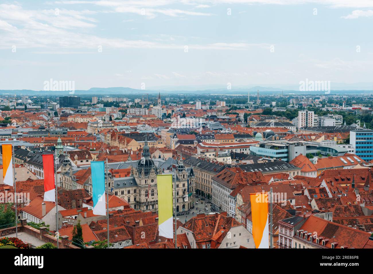Graz flags hi-res stock photography and images - Alamy