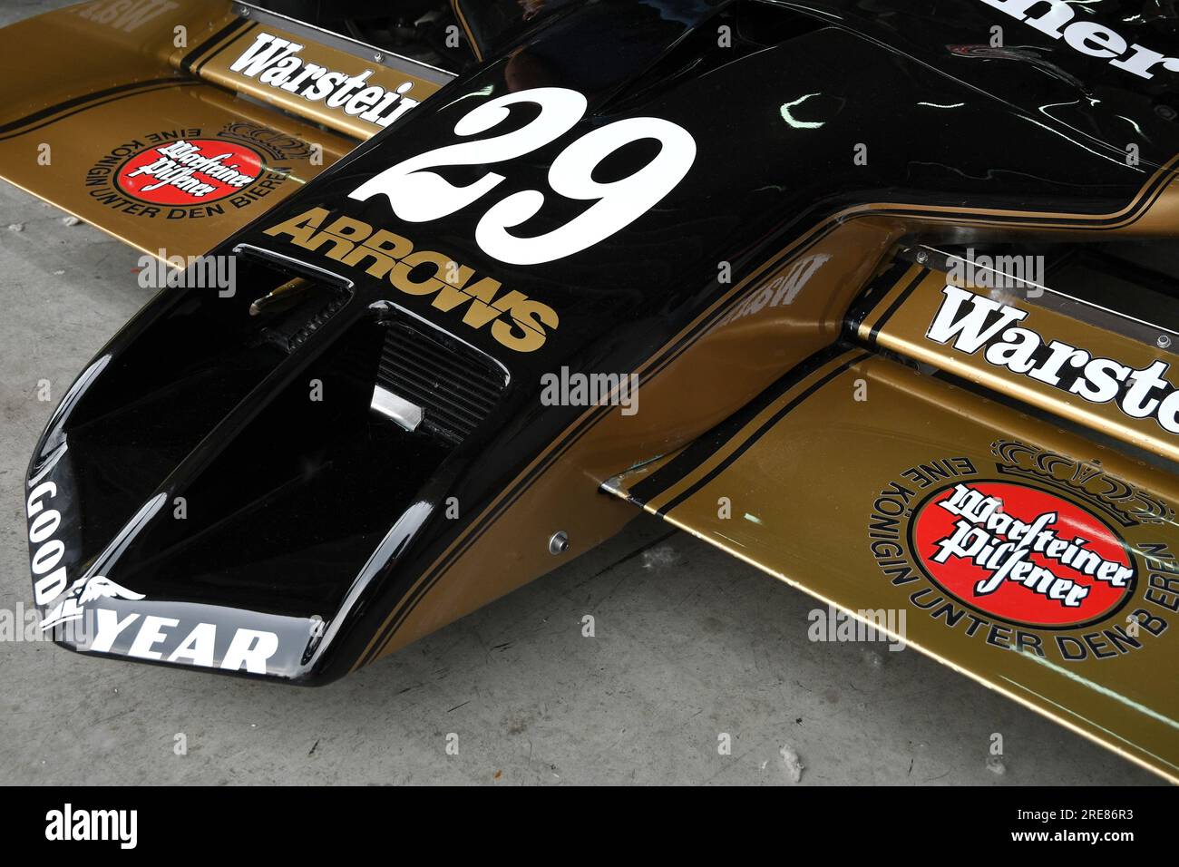 6 May 2018: Unknown run with historic 1979 Formula 1 Arrows A1B ex Riccardo Patrese during ...