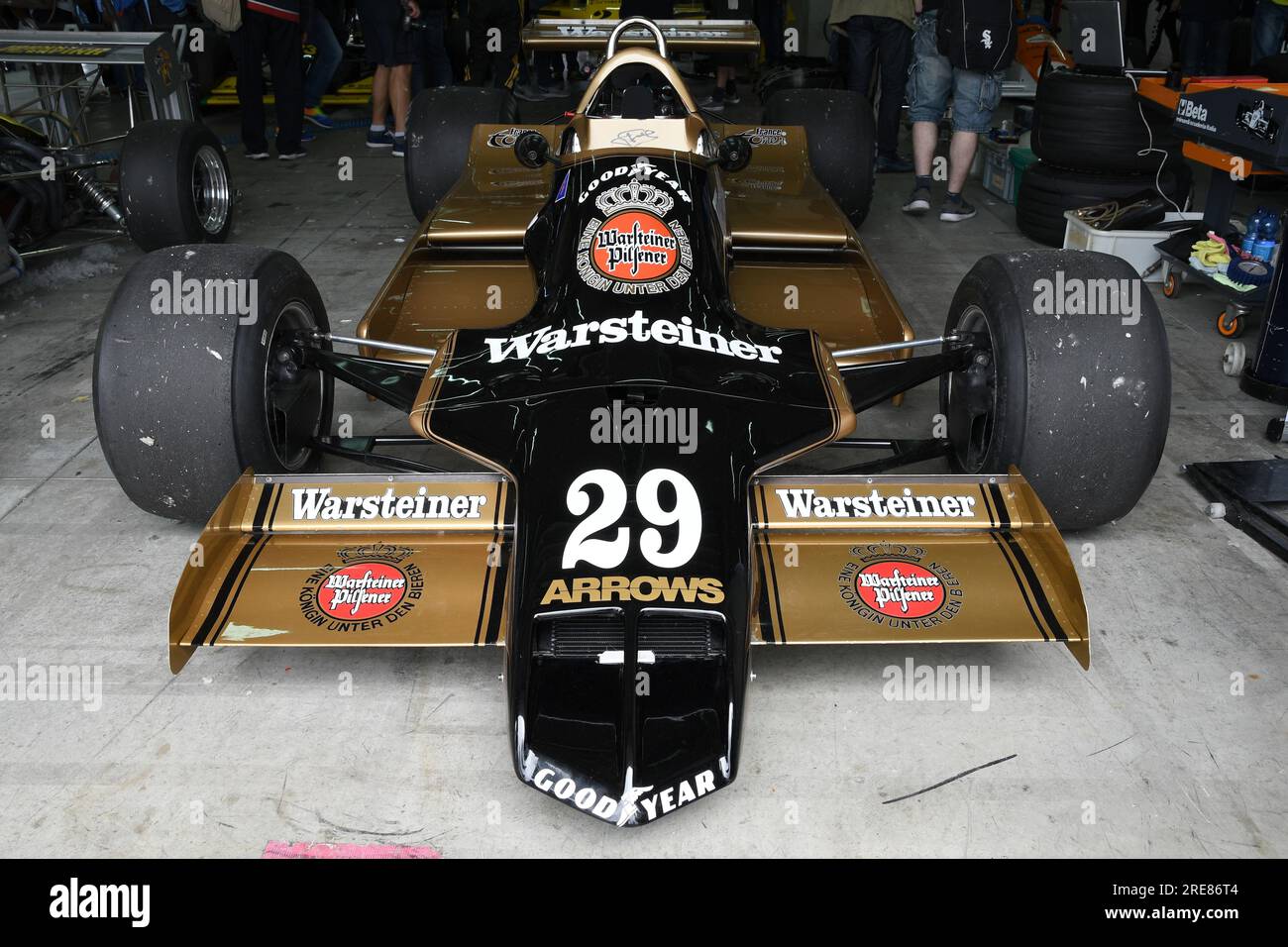 6 May 2018: Unknown run with historic 1979 Formula 1 Arrows A1B ex Riccardo Patrese during ...