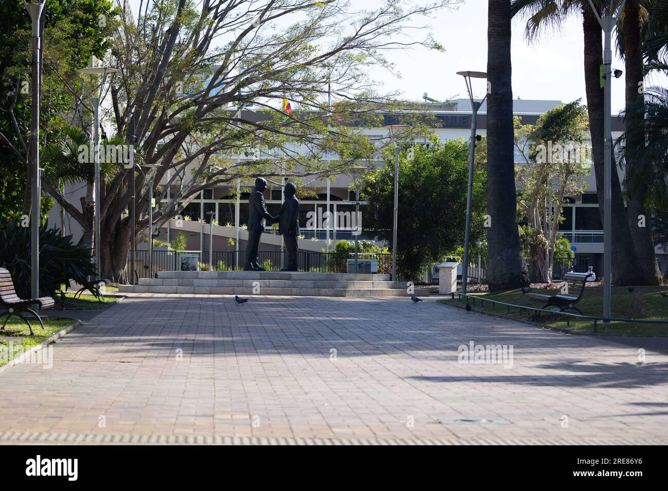 Noumea, New Caledonia. 26th July, 2023. Statue representing New ...