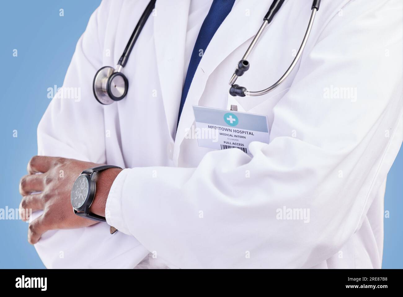 Medical expert posing hands in hi-res stock photography and images - Alamy