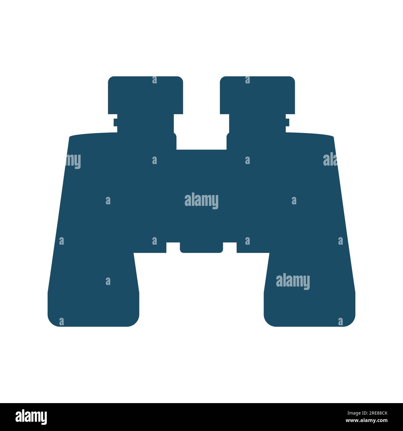 Binoculars on white background. Isolated illustration Stock Photo - Alamy