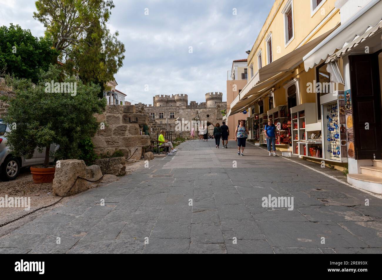 Historic Rhodes City Stock Photo - Alamy