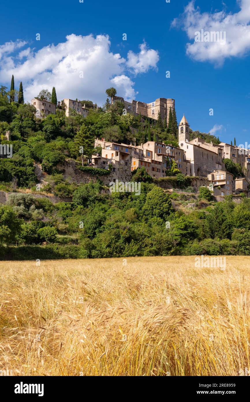 Regional nature park of the baronnies provencales hi-res stock ...
