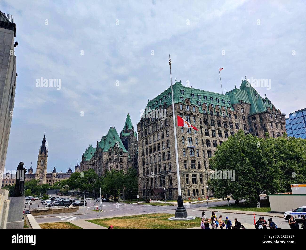 The statue representing justice/ Supreme Court of Canada/ Ottawa Stock ...