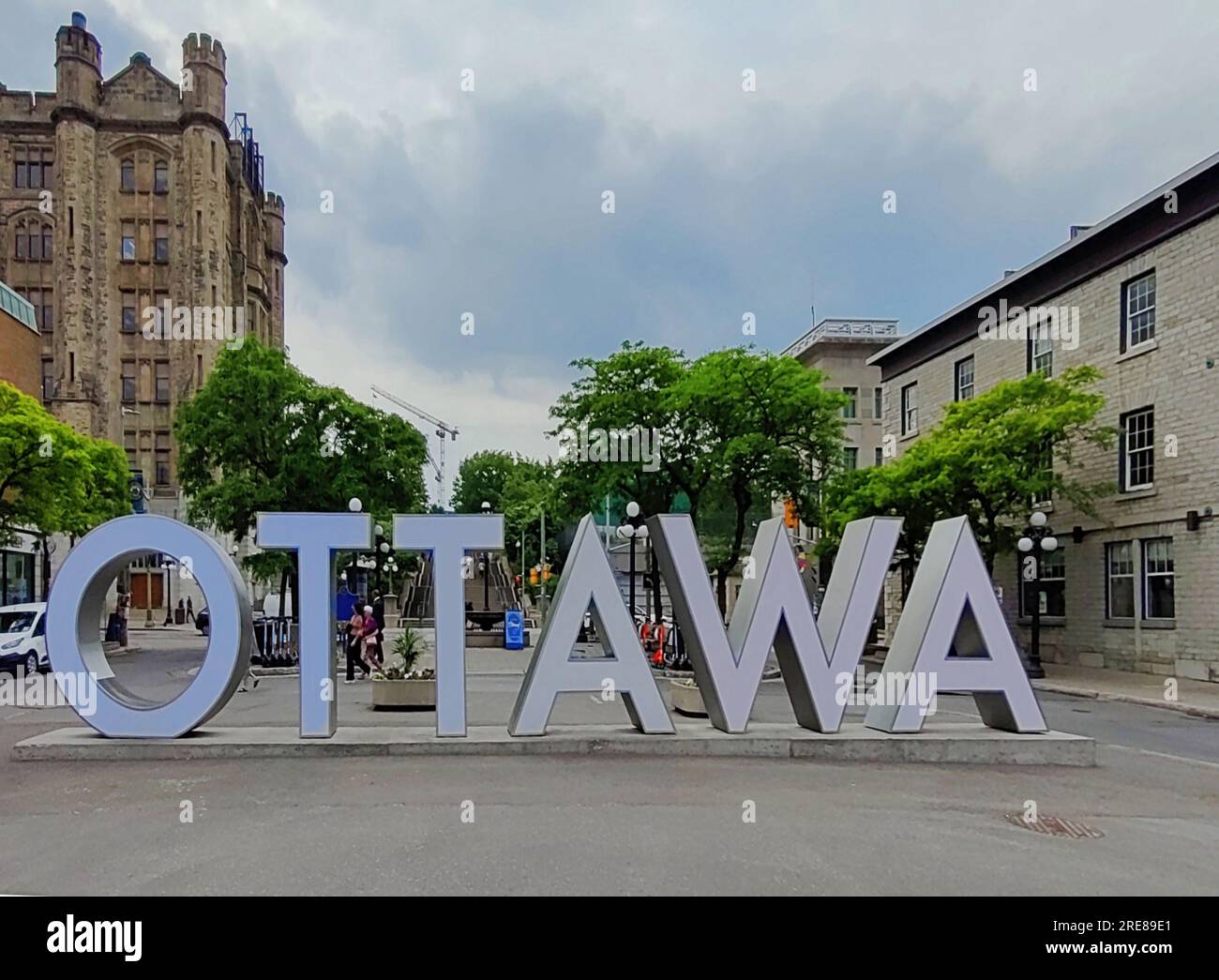 The Óttawa'sign/Inspiration village/Byword market-Canada Stock Photo ...