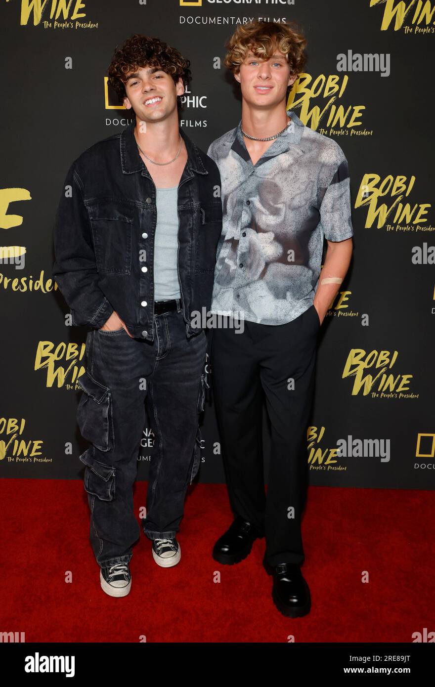 Beverly Hills, Ca. 25th July, 2023. Jake Clark, Landon Boyce at the Los ...