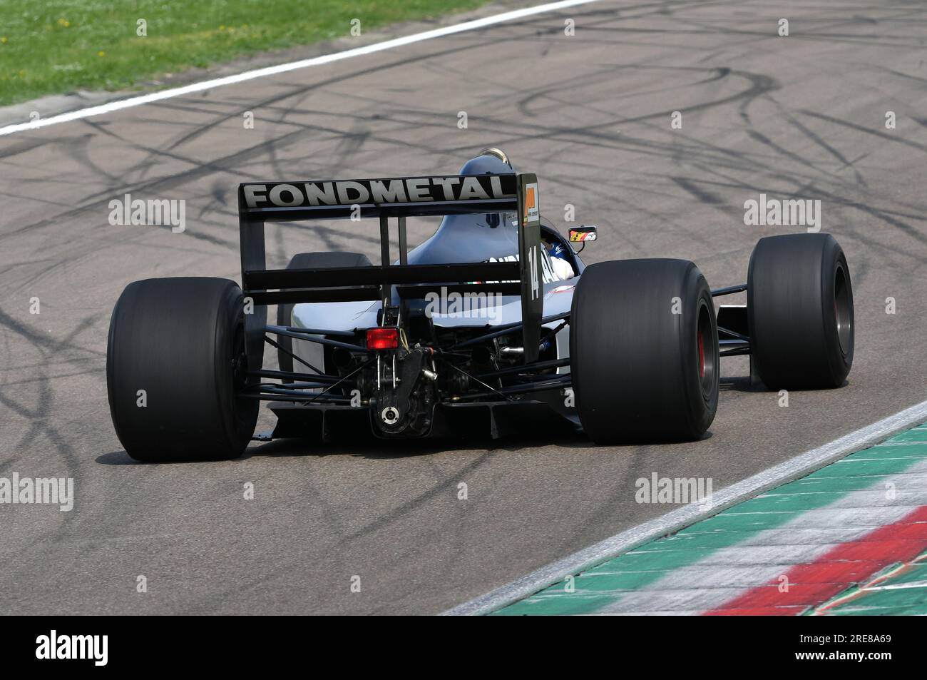 Imola, IT, May, 2018: unknown run with historic Formula 1 Fondmetal ...