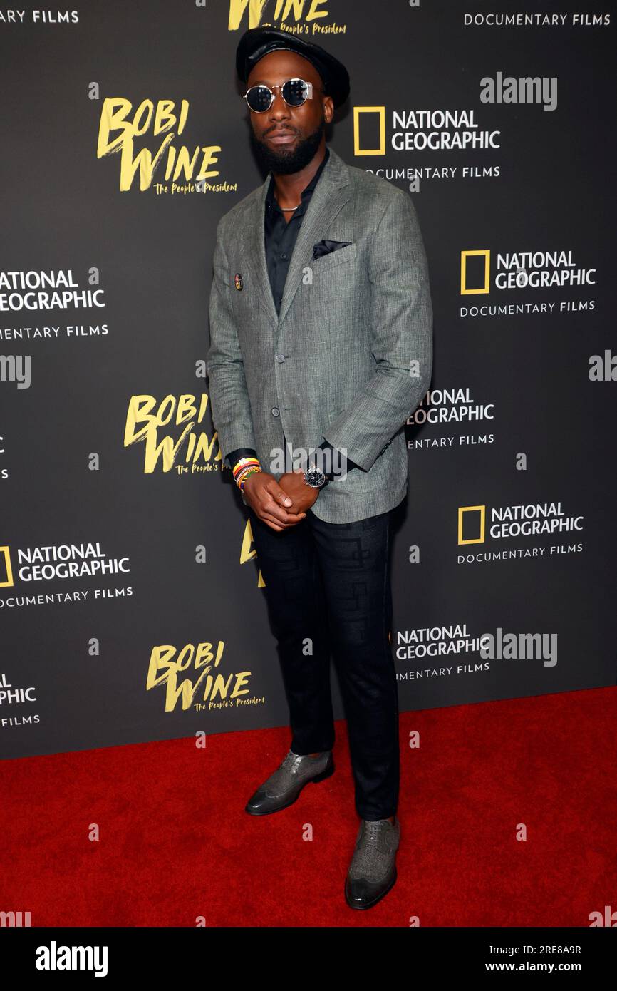 Beverly Hills, Ca. 25th July, 2023. Aaron Kiyaga at the Los Angeles ...