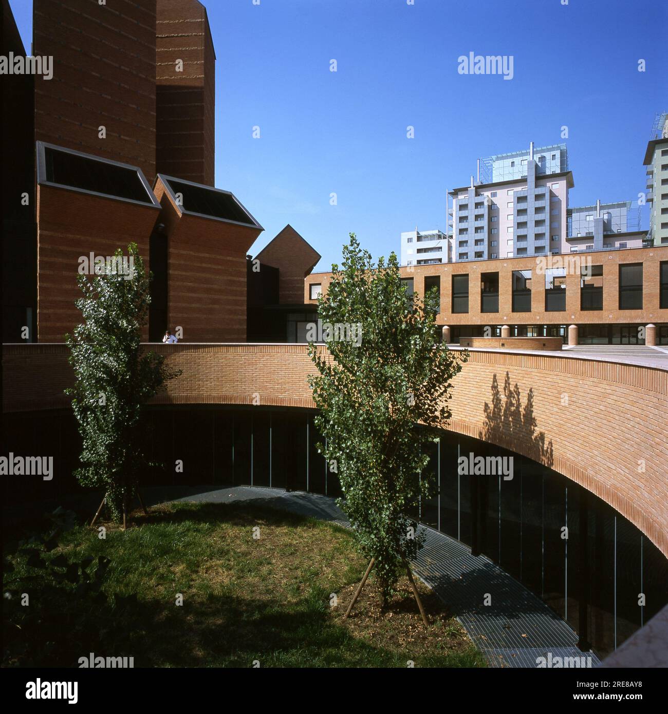 Torino, Italy - May 2007: The Santo Volto Church. Designed by Swiss ...