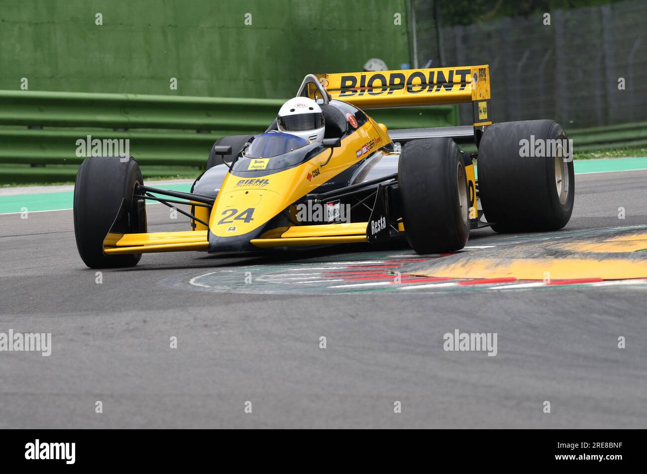 Imola, IT, May, 2018: unknown run with Historic 1985 Minardi F1 Model ...