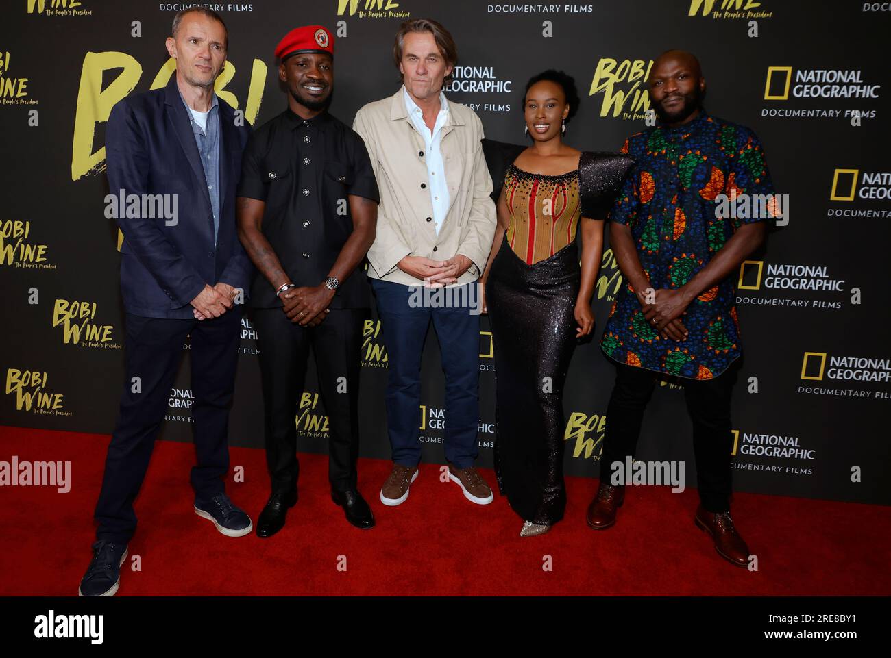 25 July 2023 Beverly Hills, California - John Battsek, Bobi Wine ...