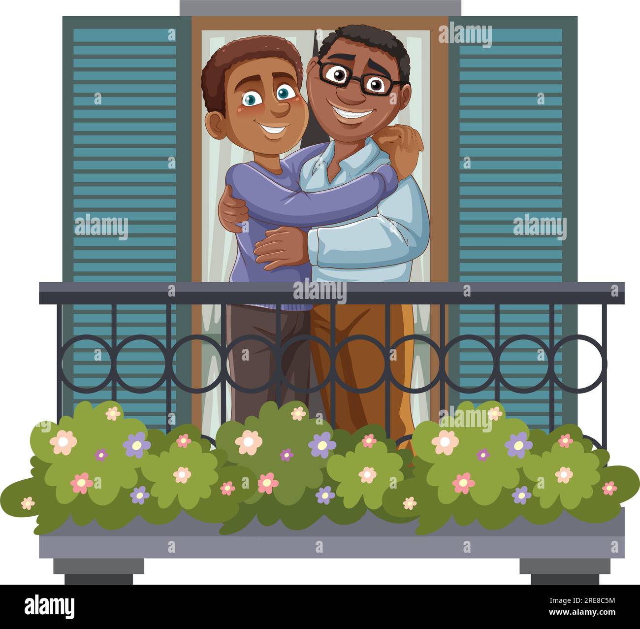 Intimate couple picture Stock Vector Images - Alamy